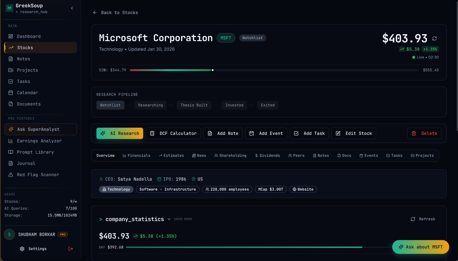 Alpha With AI - Sovereign Analysis for Professionals